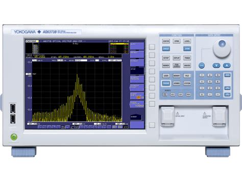 Aq6373b Visible Wavelength Optical Spectrum Analyzer 350 1200 Nm