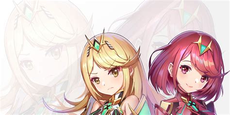 Pin By Shulk On Mythra Xenoblade 2 Anime Art Pyra