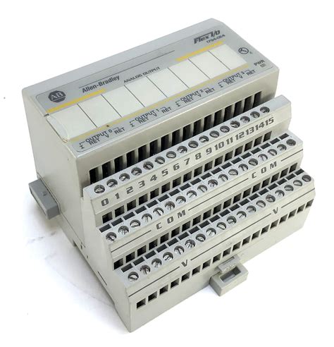 Allen Bradley 1794 OE4 Flex I O 4 Channel Analog Output Module AB13 Electrical Power And