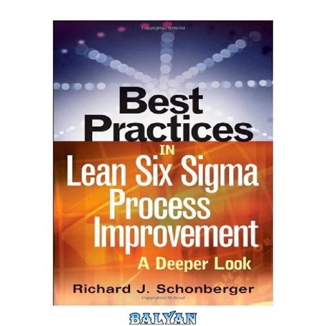 قیمت و خرید دانلود کتاب Best Practices In Lean Six Sigma Process