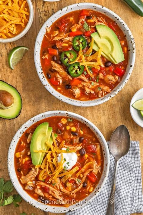 Chicken Enchilada Soup Spend With Pennies