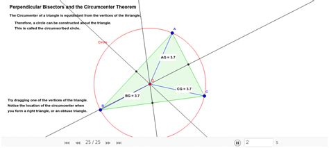 Circumcenter Theorem All About Triangles Kevins Guides