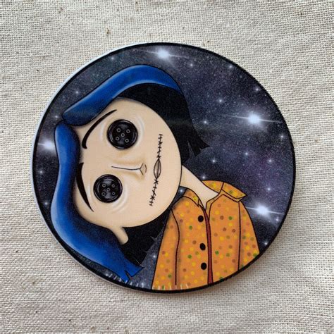 Coraline Book Button Eyes