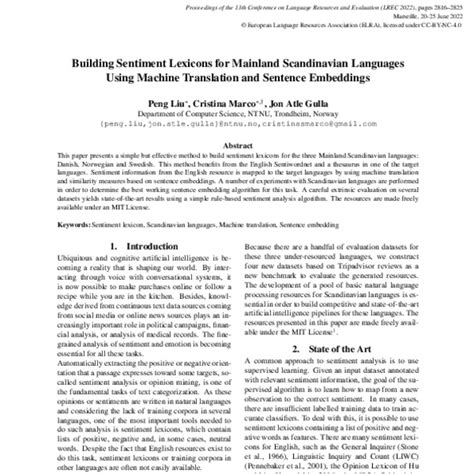 Building Sentiment Lexicons For Mainland Scandinavian Languages Using Machine Translation And