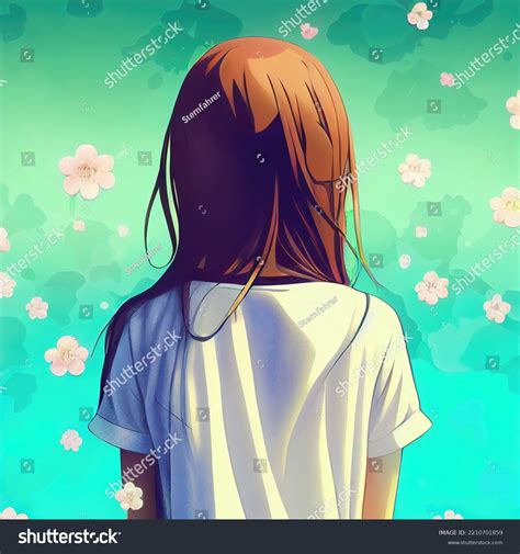 Lonely Anime Manga Girl Thinking About Stock Illustration 2210701859 Shutterstock