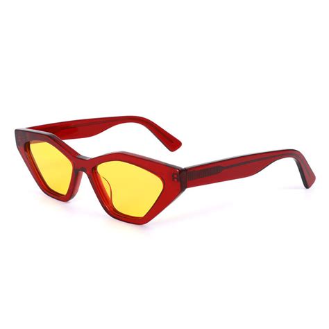 Octavia Cat Eye Red Sunglasses