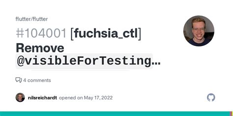 Fuchsiactl Remove `visiblefortesting` In `binmaindart` · Issue