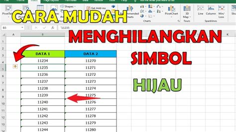 Cara Mudah Menghilangkan Simbol Atau Bendera Hijau Pada Cell Excel Lecturial Victor