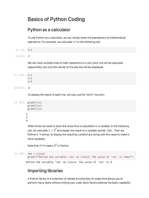 Basic Python Codes Pdf