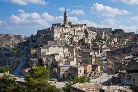 Wall Mural Matera Sasso Barisano Pixersuk