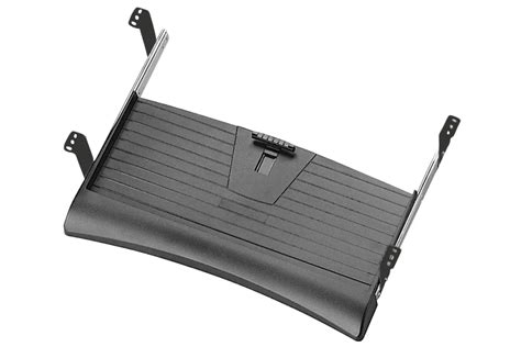 Keyboard Tray With Sloped Edge