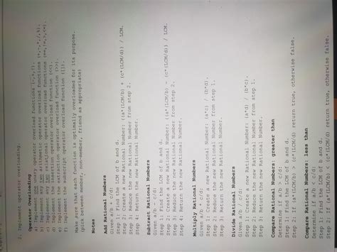 Solved 4 Upelul 2 Implement Operator Overloading Operator