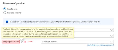 Vcloudnotes Lets Learn Together Azure Backup Staging Storage