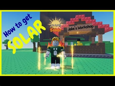 SOLS RNG How To Get SOLAR Sol S RNG Roblox YouTube