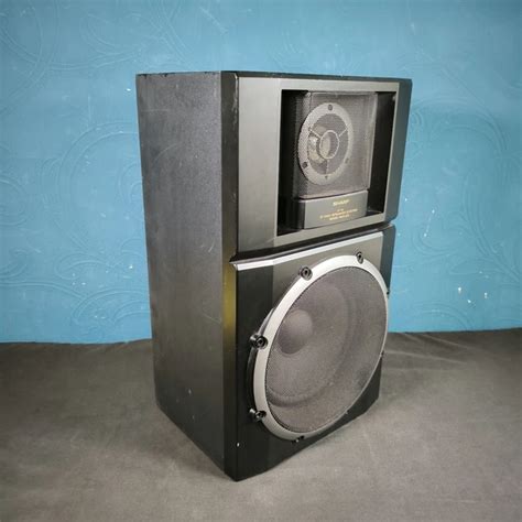 Sharp Cp 302 Bk Bookshelf Speaker Passive 25w 8 Ohm 50w Max Woofer