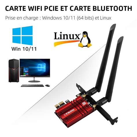 Carte Wifi E Pcie Et Carte Bluetooth Mbps Dmp Sud