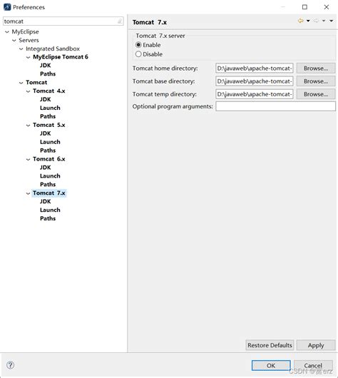 Tomcat的配置和myeclipse配置tomcatmyeclipse怎么装tomcat Csdn博客 Tomcat的配置和myeclipse配置tomcatmyeclipse怎么装tomcat Csdn博客