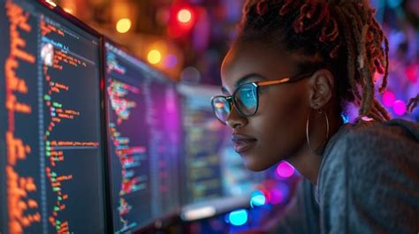 Free Coder At Night Image Download At Stockcake