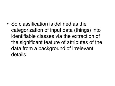 Ppt Efficient Classification In Object Oriented Systems Powerpoint Presentation Id9219797