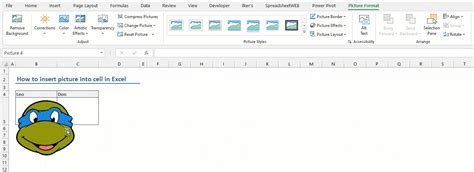 Insert Picture Excel Cell Sellerfad
