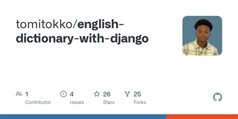 Github Tomitokko English Dictionary With Django