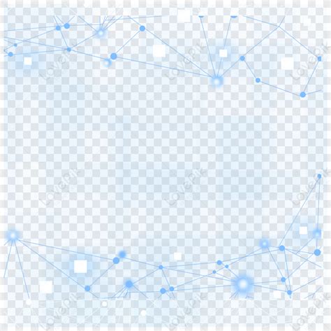 블루 그라데이션 포인트 라인 일러스트 미래의 기술 비즈니스 테두리과학 기술정보 Png 일러스트 무료 다운로드 Lovepik