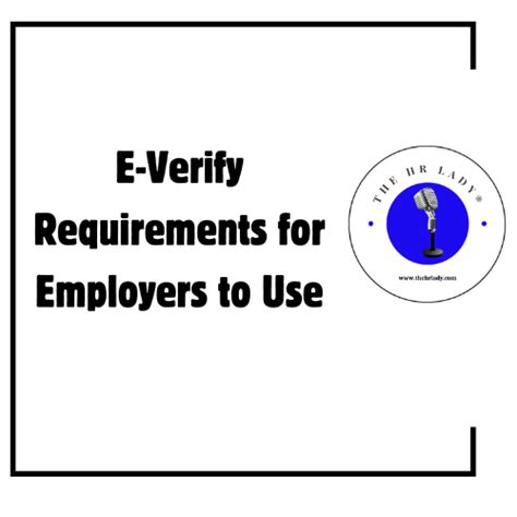 E Verify Requirements The Hr Lady Llc E Verify Requirements The Hr Lady Llc