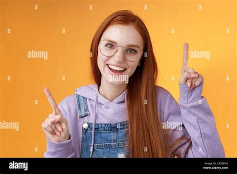 Lively Enthusiastic Millennial Redhead Girl Coworker Having Fun