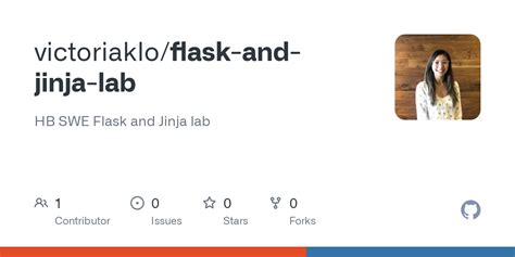 github victoriaklo flask and jinja lab hb swe flask and jinja lab