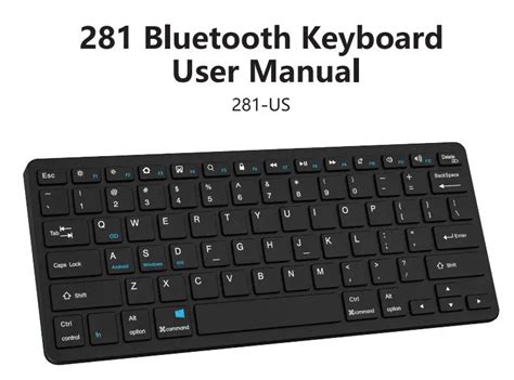 Taiyang 281 Bluetooth Keyboard User Manual