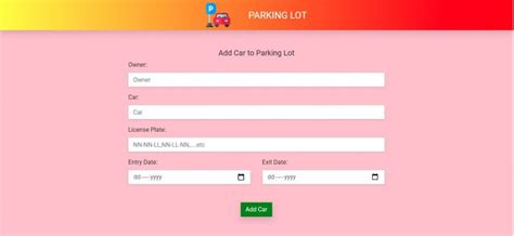download parking lot management system project in javascript with source code and report kashipara
