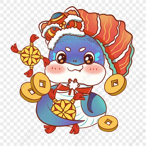 2025 年の干支イメージ イラスト， 2025年 蛇年 新しい年 フリー素材 透過 Lovepik