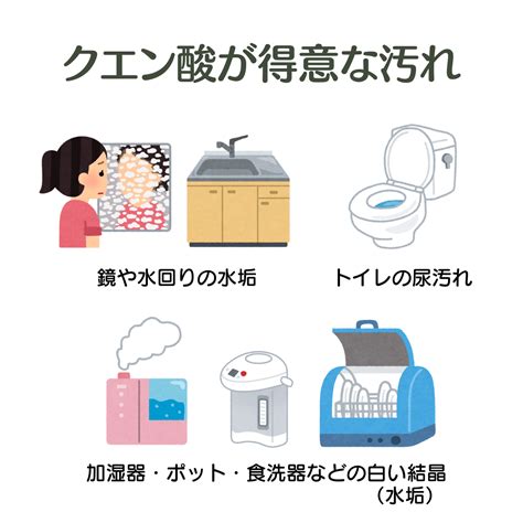 クエン酸を掃除で使う方法｜頑固な水垢もすっきり カジコレ 時短家事 大百科