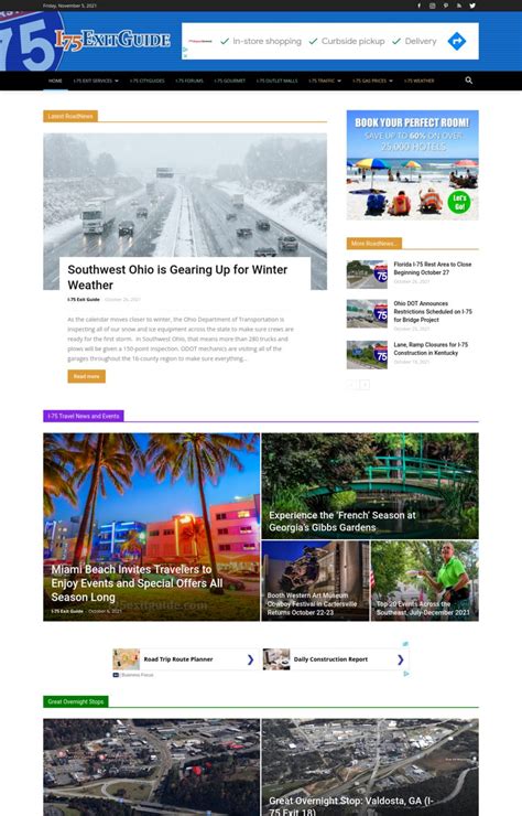I 75 Exit Guide A2ztraveler Com