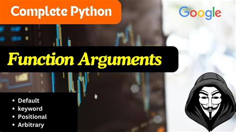 Lec 34 Function Arguments In Python Default Keywords Positional Arbitrary Arguments Youtube