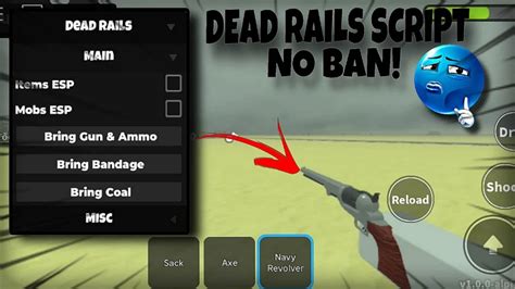 Dead Rails Script ⚔️ Fly Auto Win Esp Item Tp And More