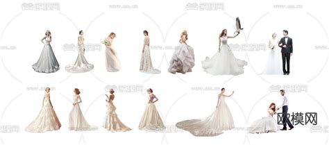 婚纱 婚礼男女su模型下载 Id14095696 Sketchup模型下载 欧模网