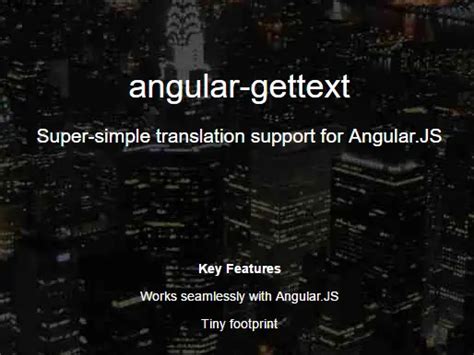 Super Simple Translation Support For Angularjs Angular Gettext