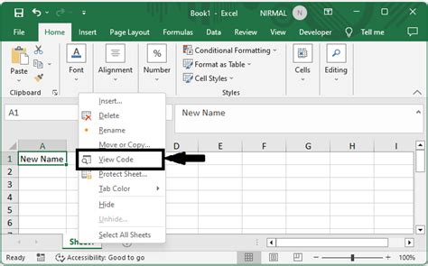 How To Rename Worksheets Based On Cell Values In Excel