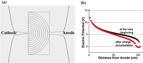 Imagined Surface Charge Of The Sio2 Layer Between The Cathode And The
