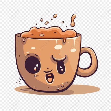 커피 머그 벡터상표클립 아트만화 Png 일러스트 무료 다운로드 Lovepik