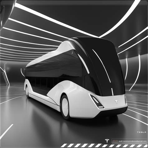 Tesla Bus Concept By Superstardeluxe On Deviantart