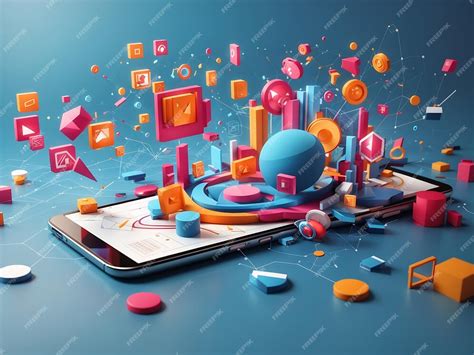 Premium Ai Image 3d Web Development And Application Design Process