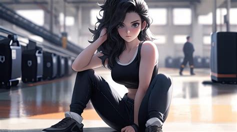 Premium Ai Image Digital Art Embracing Anime Style Captivating