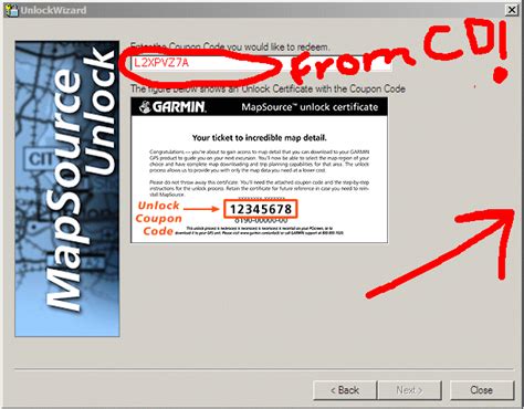 Unlocking A Garmin Map