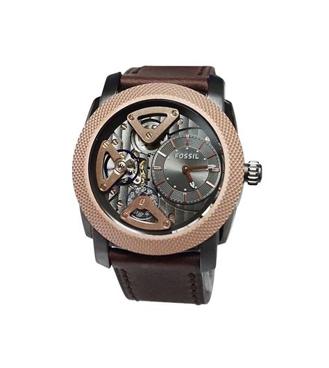 Reloj Para Caballero Fossil De Pulso Mecanico Me Moderno Con Fechero Valmara