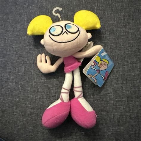 Bnwt 2000 Dexters Laboratory Dee Dee Soft Plush Toy Doll Bean Bag