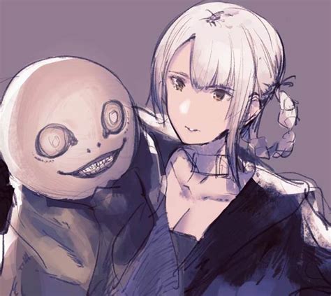 摸了插画师sitnon修行中的尼尔凯妮插画图片 Bobopic