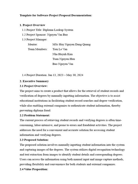 Software Project Proposal Documentation Pdf Image Scanner Authentication