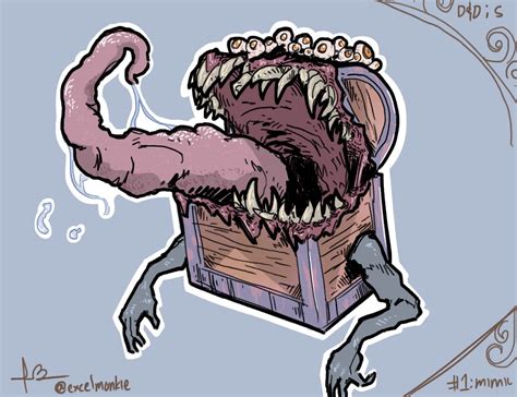 Oc Art Dnd Series 1 Mimic Chest Rdnd